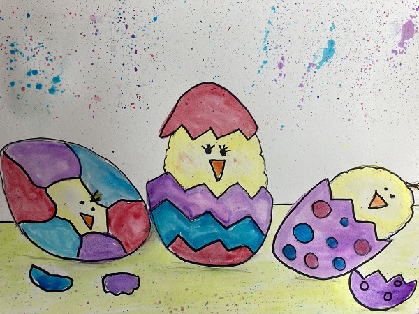 Learn to Draw and Paint Easter Chicks - Paint with Wendy